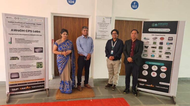 AWaDH CPS Lab launched at Tula’s Institute Dehradun - IIT Ropar TIF (AWaDH)